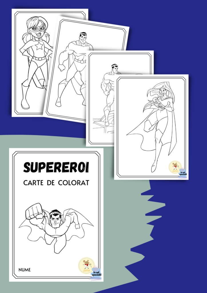 Supereroi de colorat – zulituli.ro